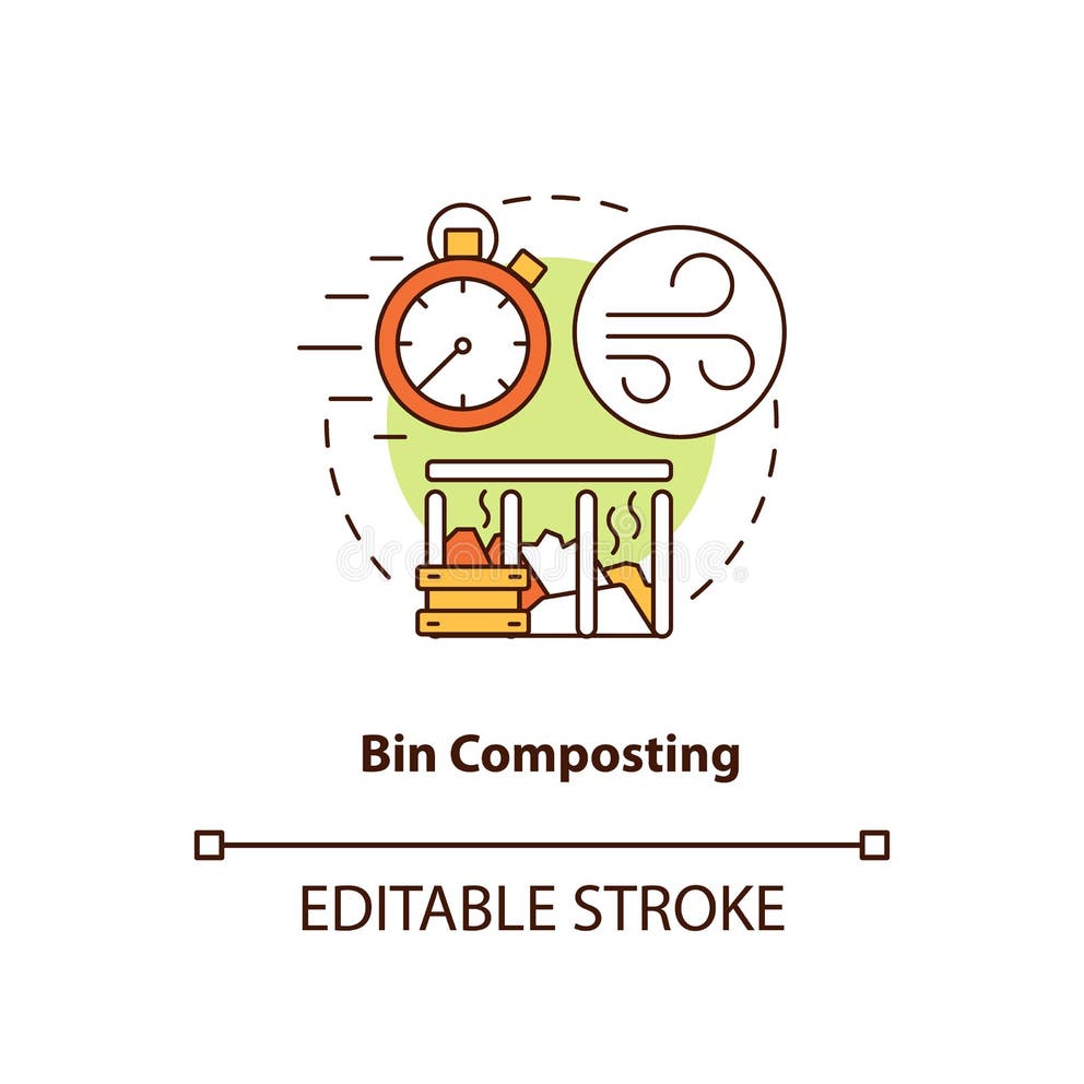 Compost Bin Line Drawing Stock Illustrations – 22 Compost Bin Line ...