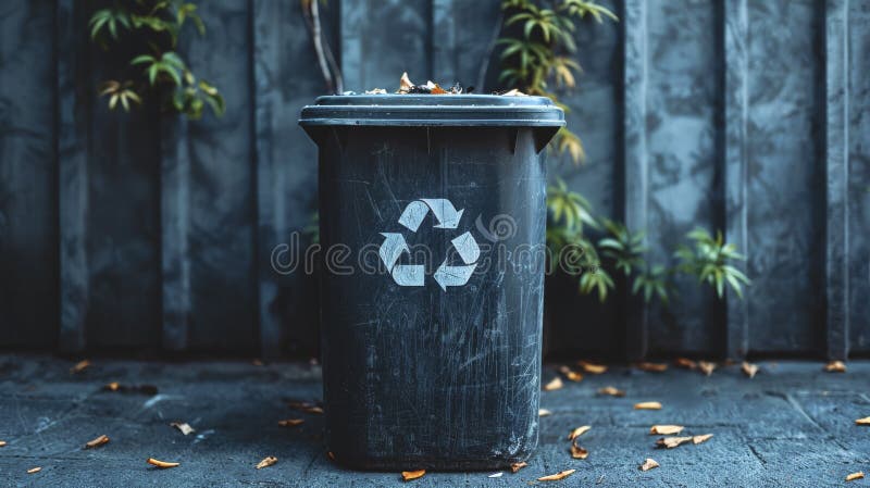 Bin Container for Disposal Garbage Waste and Save Environment. Stock ...