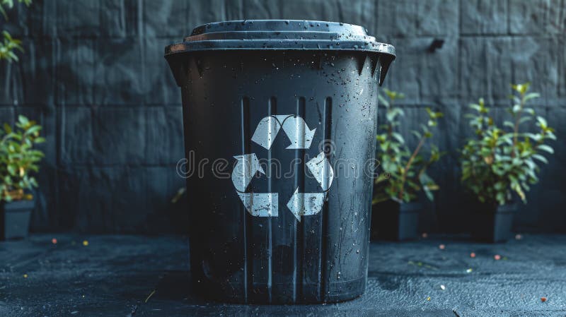 Bin Container for Disposal Garbage Waste and Save Environment. Stock ...