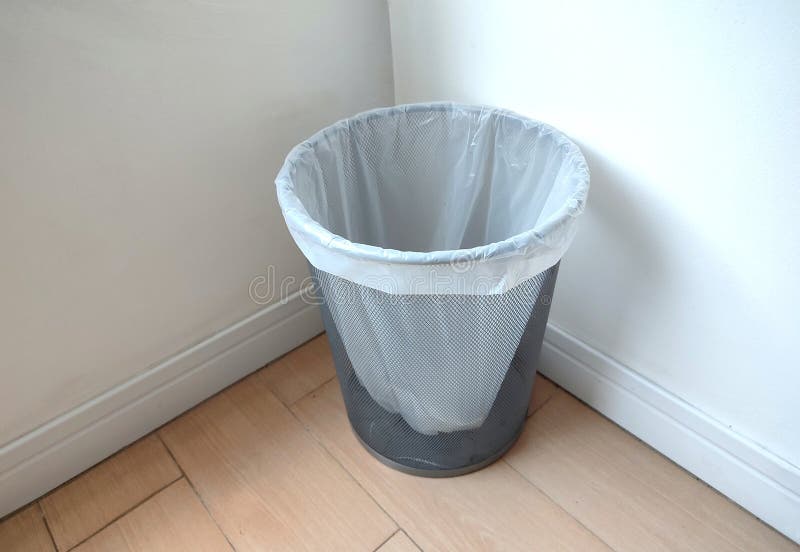 A Bin at the Corner of the Room Stock Photo - Image of trash, corner: 275208766