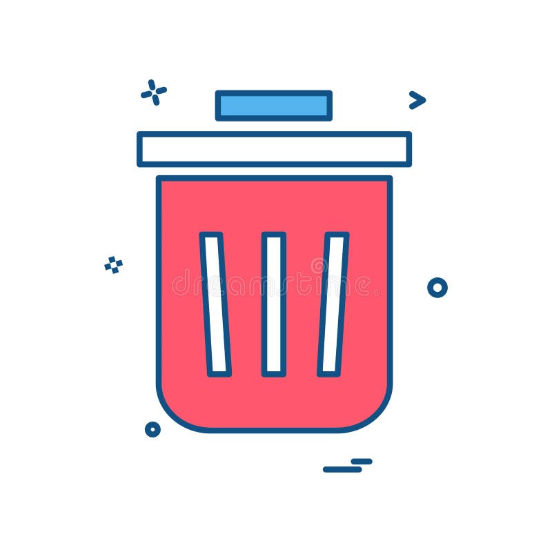 Full garbage can stock vector. Illustration of isolated - 4709410