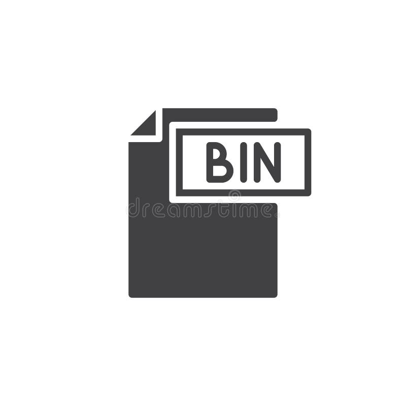 Bin Format Document Icon Vector Stock Vector - Illustration of graphics ... Bin Format Document Icon Vector Stock Vector - Illustration of graphics ...