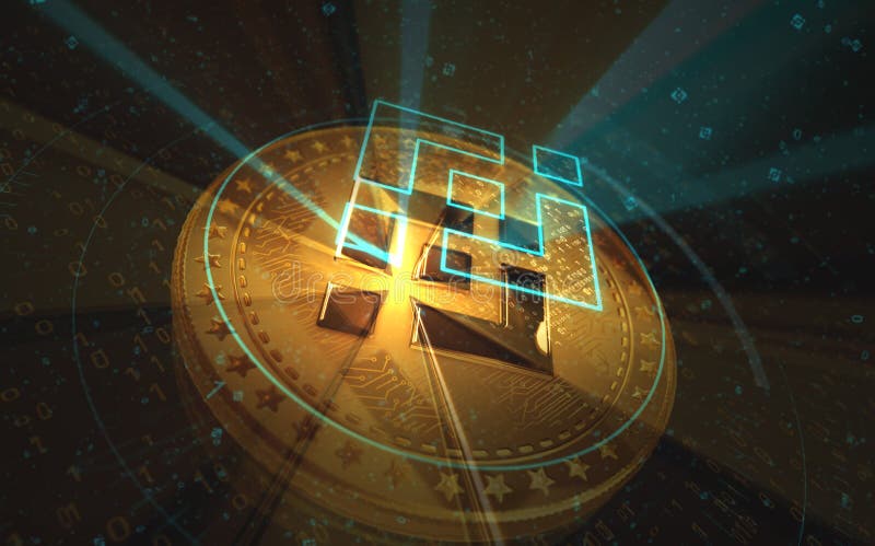 Binance BNB Stablecoin Cryptocurrency Golden Coin 3d Illustration ... Binance BNB Stablecoin Cryptocurrency Golden Coin 3d Illustration ...