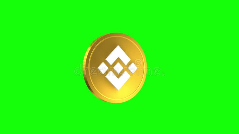 Binance Coin 3D Spinning Animation Loop Rotating Stock Video - Video of ...