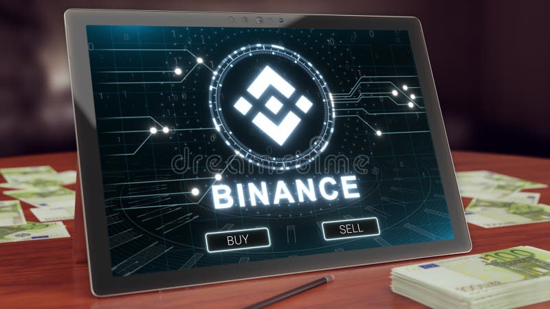 Binance Cryptocurrency Exchange Logo Editorial Photography - Image of ...