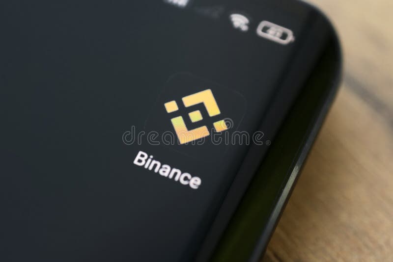 Binance Mobile App Running at Smartphone Screen. Binance One of the ...