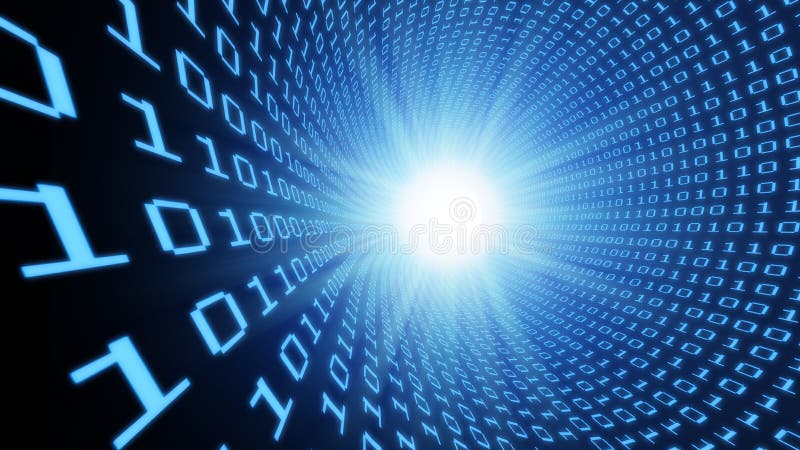 Binary background stock illustration. Illustration of electronics ...