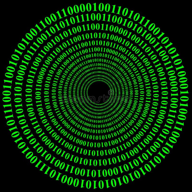 Binary Background stock illustration. Illustration of code - 28228831