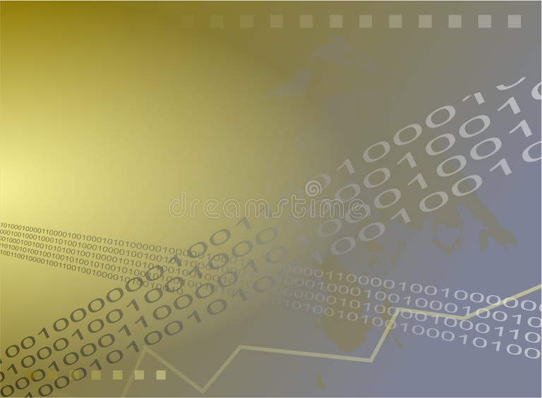 Binary Background stock illustration. Illustration of gold - 64817