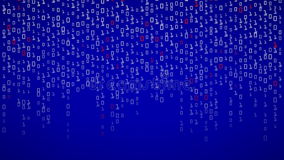 Binary Background. Algorithm Binary, Data Code, Decryption and Encoding, Row Matrix. Vector ...