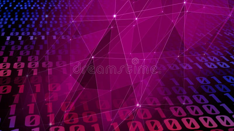 Binary Background Connected Binary Lines Exploring Technology Machine Learning And Cyber