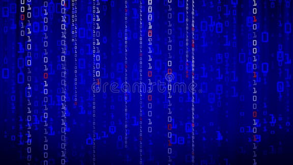 Binary Background. Data and Technology, Decryption and Encryption. Computer Background Numbers 1 ...