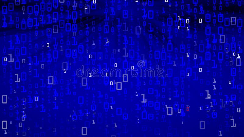 Binary Background Algorithm Binary Data Code Decryption And Encoding Row Matrix Vector