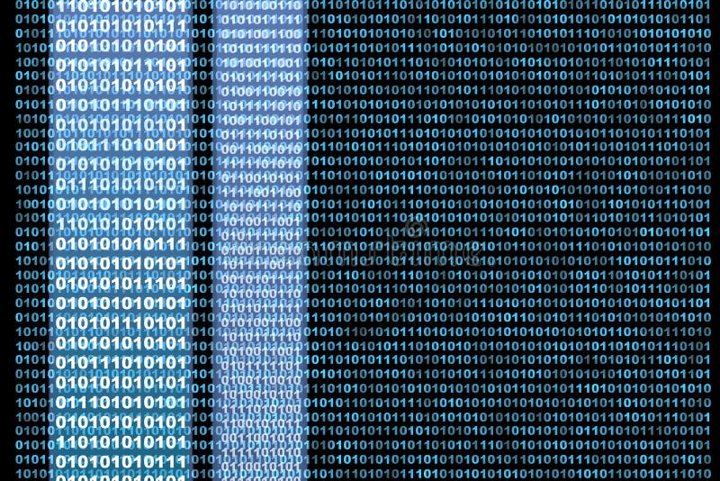 Binary Background stock illustration. Illustration of data - 38603093