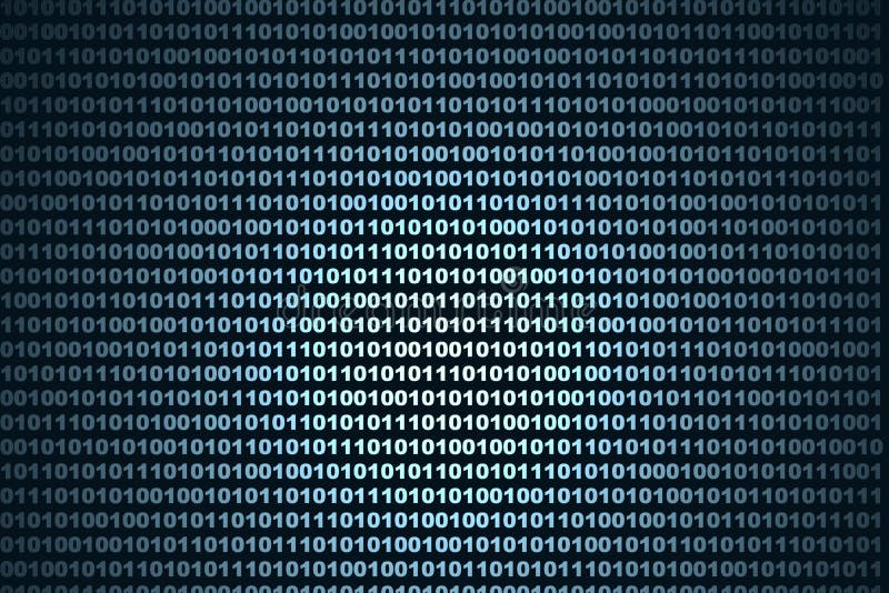 Binary Background stock illustration. Illustration of software - 38603254