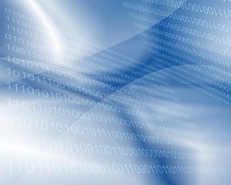 Binary Background - Technology Stock Illustration - Illustration of ...