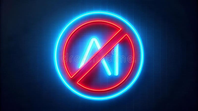 The Binary Barrier: a Digital Divide AI Generated Stock Illustration ...