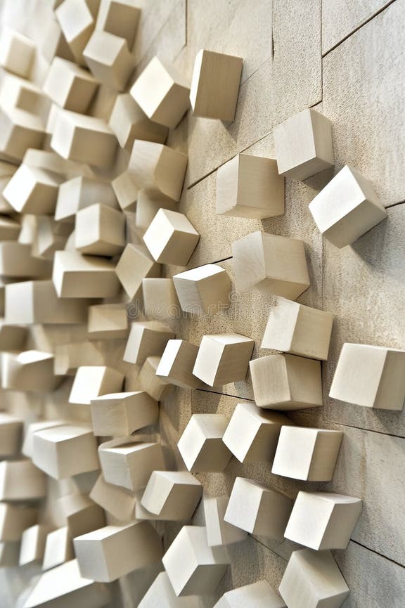 Binary Blocks Forming Patterns Stock Illustration - Illustration of ...