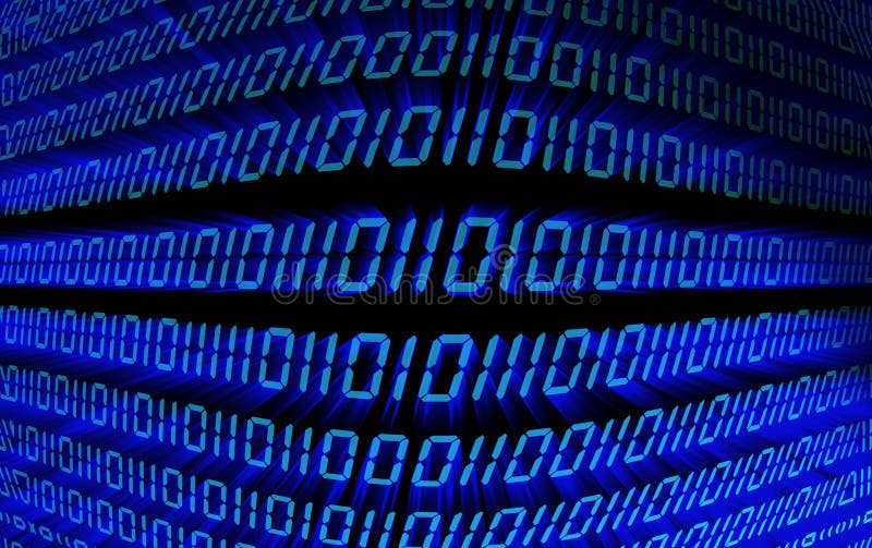 Binary code background stock vector. Illustration of communication ...