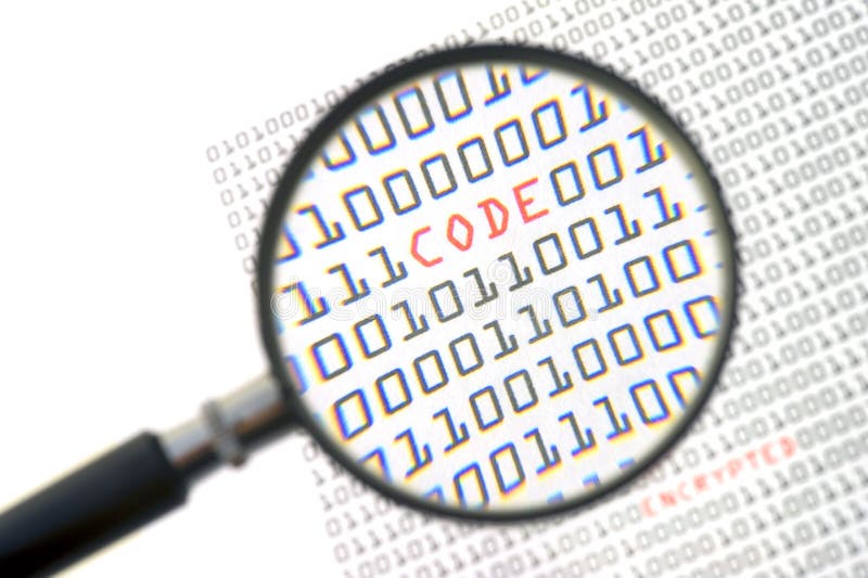 Binary Code stock photo. Image of legal, aberration, enlarging - 4676732