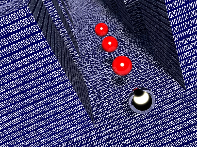 Binary code stock photo. Image of computer, internet, mathematical ...
