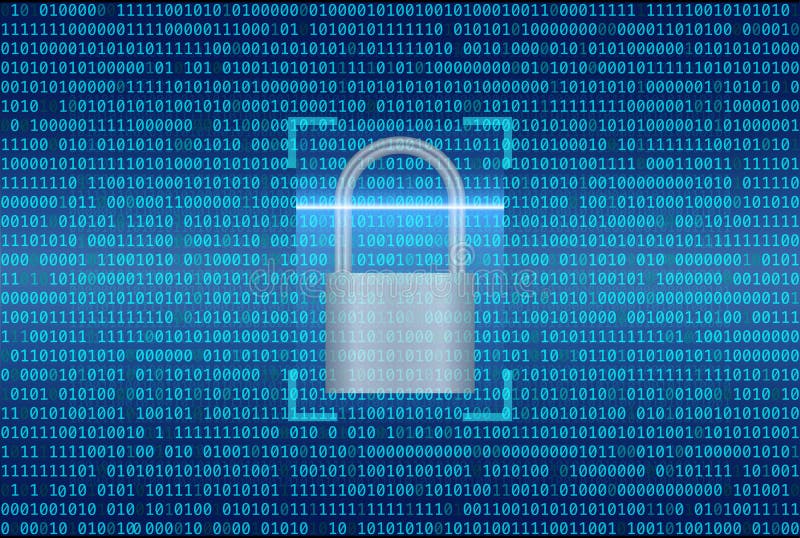 Binary Code Abstract Background Digital Communication Code Stock Vector Illustration Of