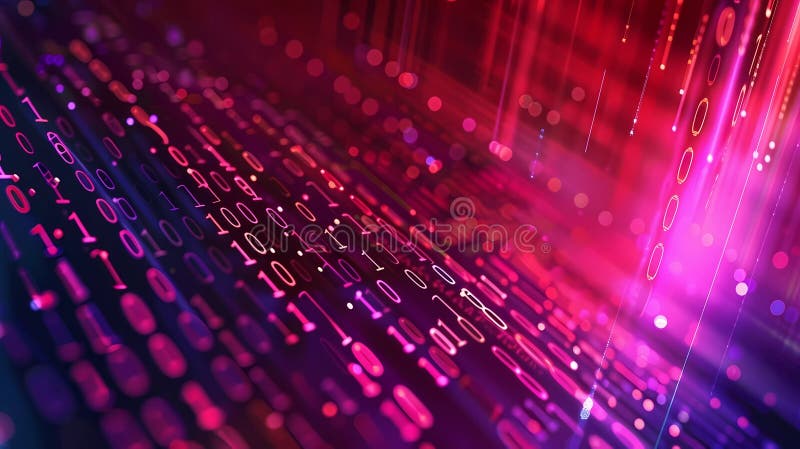 Binary Code Abstract Background,Technology and Digital Concept, Generative AI Illustrations ...