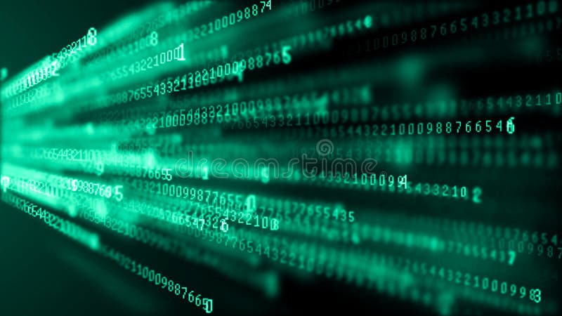 Binary Code Abstract Technology Background Big Data Coding Or Hacker Concept Binary Code