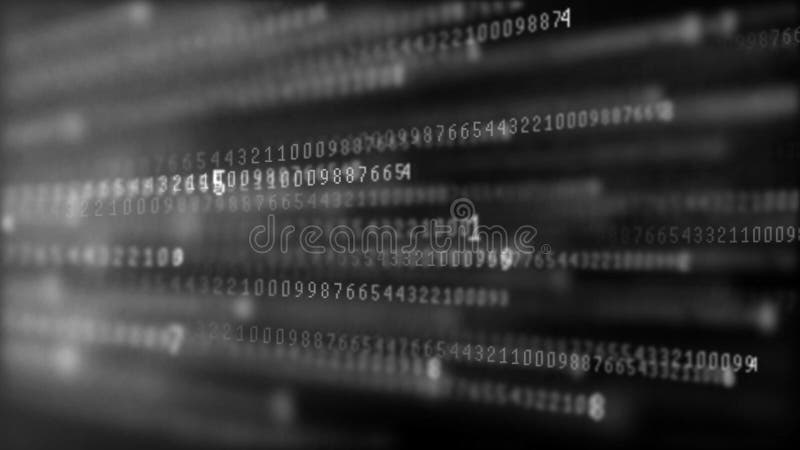 Binary Code Abstract Technology Background Big Data Coding Or Hacker Concept Binary Code