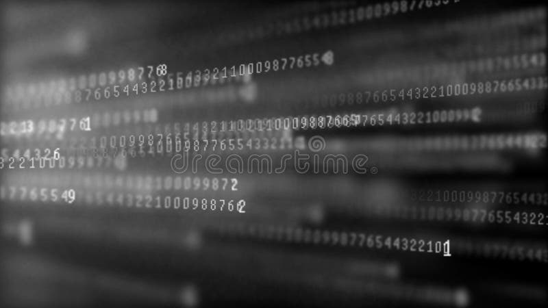 Binary Code Abstract Technology Background. Big Data. Coding or Hacker ...
