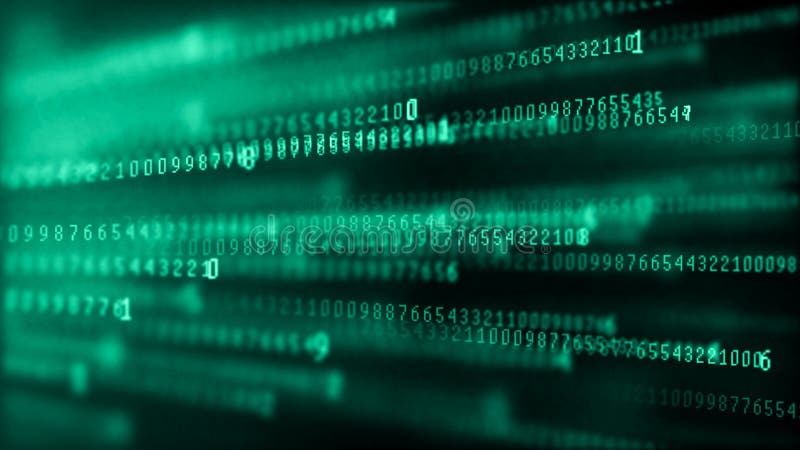 Binary Code Abstract Technology Background Big Data Coding Or Hacker