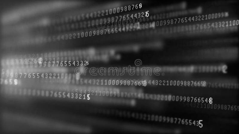 Binary Code Abstract Technology Background Big Data Coding Or Hacker