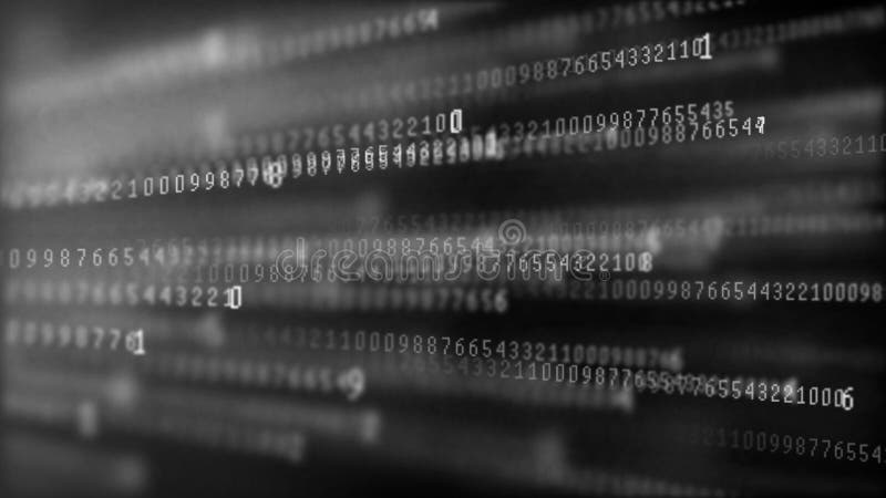 Binary Code Abstract Technology Background Big Data Coding Or Hacker Concept Binary Code