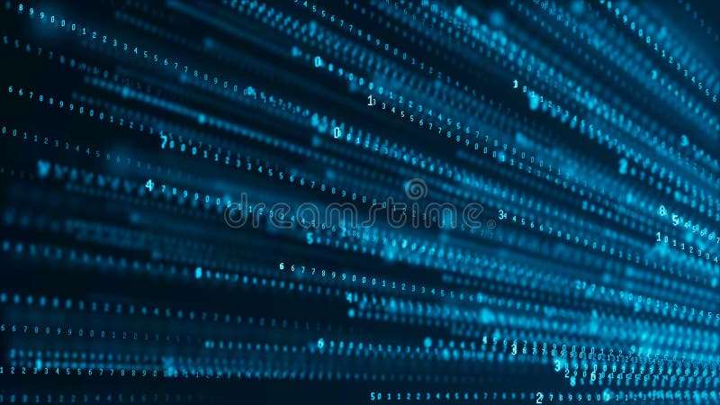 Binary Code Abstract Technology Background Big Data Coding Or Hacker Concept Binary Code