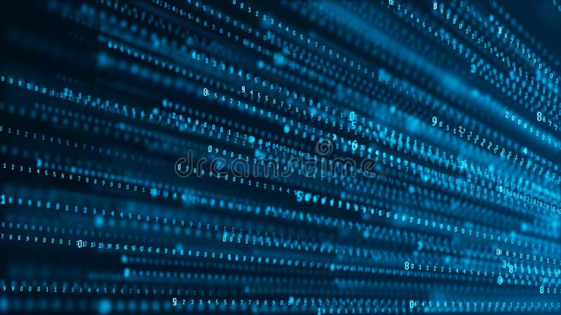 Binary Code Abstract Technology Background. Big Data. Coding or Hacker ...