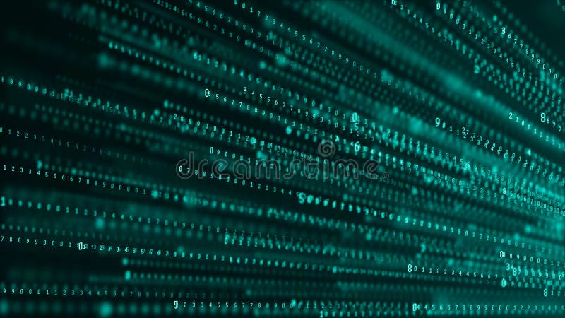 Binary Code Abstract Technology Background Big Data Coding Or Hacker Concept Binary Code
