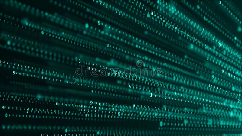 Binary Code Abstract Technology Background Big Data Coding Or Hacker Concept Binary Code