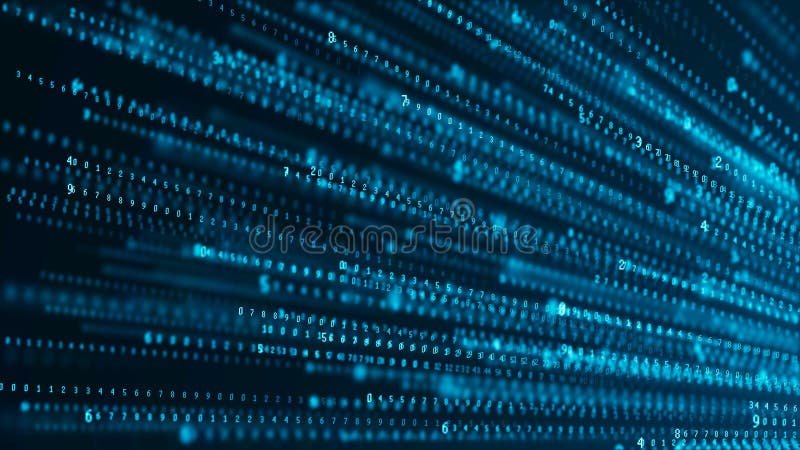 Binary Code Abstract Technology Background Big Data Coding Or Hacker