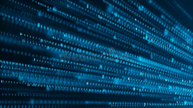 Binary Code Abstract Technology Background Big Data Coding Or Hacker