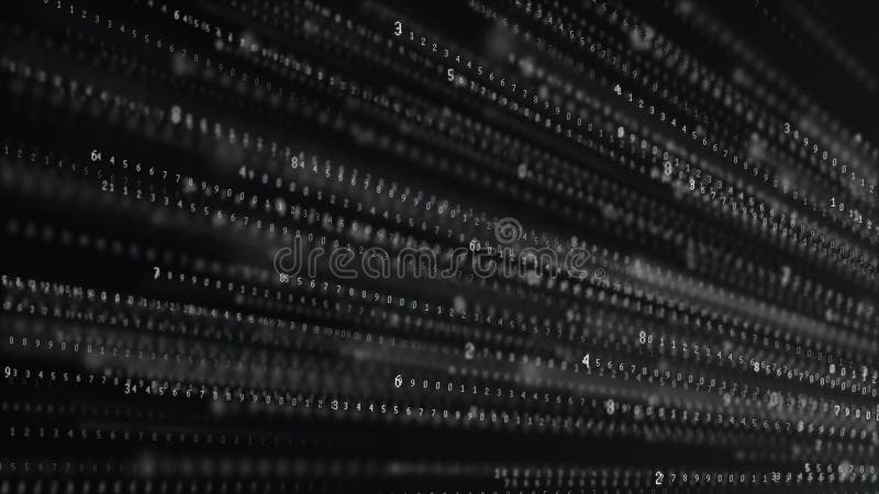 Binary Code Abstract Technology Background Big Data Coding Or Hacker