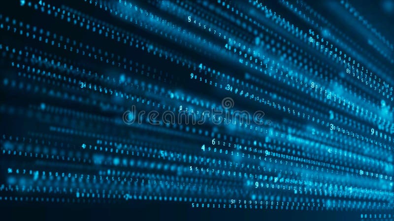 Binary Code Abstract Technology Background Big Data Coding Or Hacker Concept Binary Code