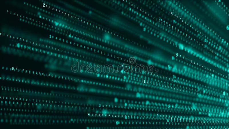 Binary Code Abstract Technology Background Big Data Coding Or Hacker Concept Binary Code