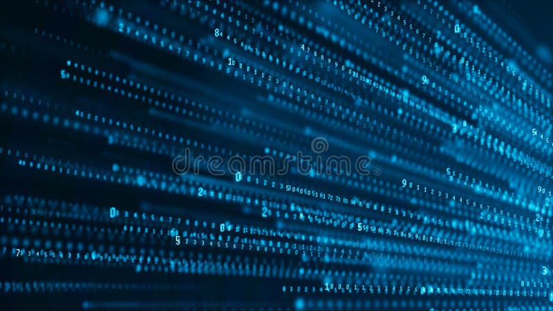 Binary Code Abstract Technology Background Big Data Coding Or Hacker Concept Binary Code