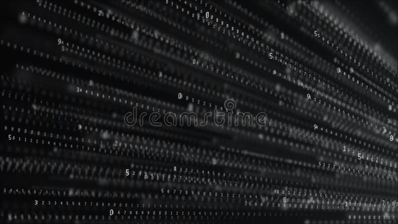 Binary Code Abstract Technology Background. Big Data. Coding or Hacker ...