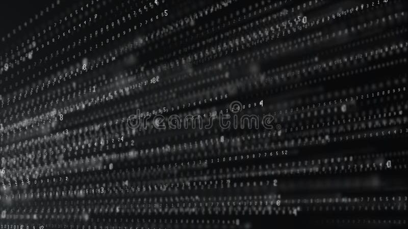 Binary Code Abstract Technology Background Big Data Coding Or Hacker Concept Binary Code