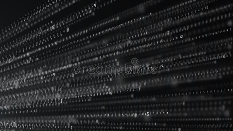 Binary Code Abstract Technology Background Big Data Coding Or Hacker Concept Binary Code
