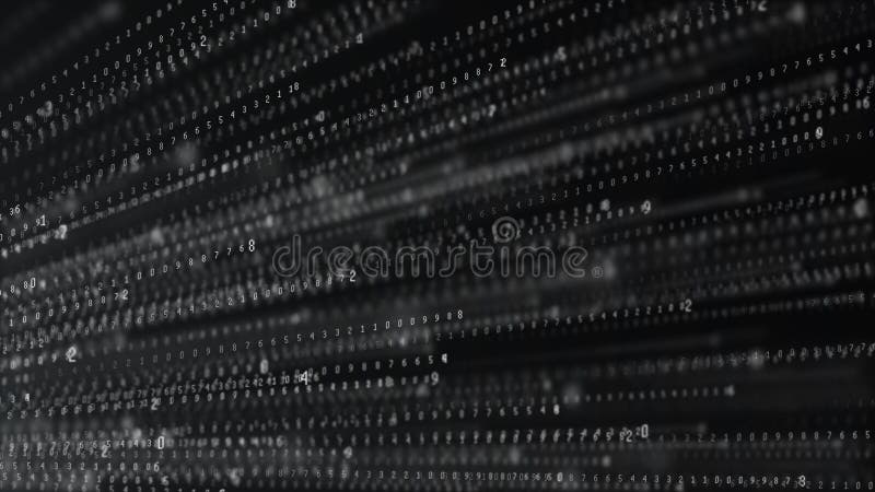 Binary Code Abstract Technology Background Big Data Coding Or Hacker Concept Binary Code