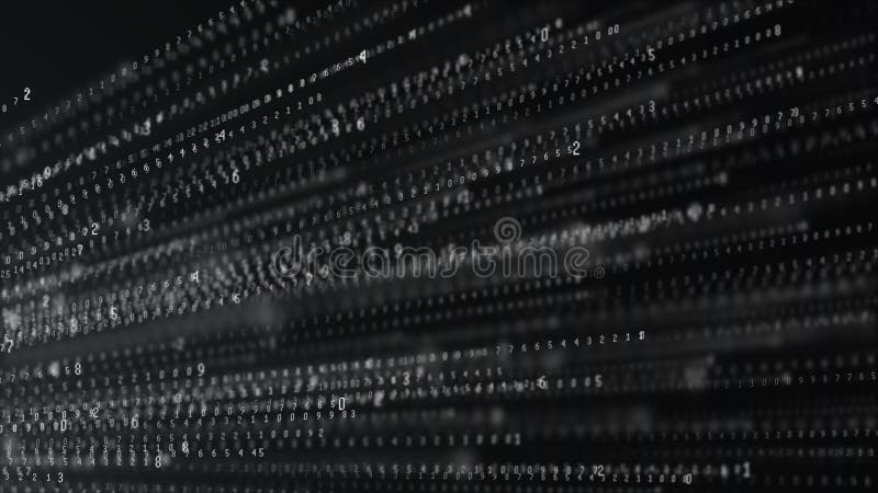Binary Code Abstract Technology Background Big Data Coding Or Hacker Concept Binary Code