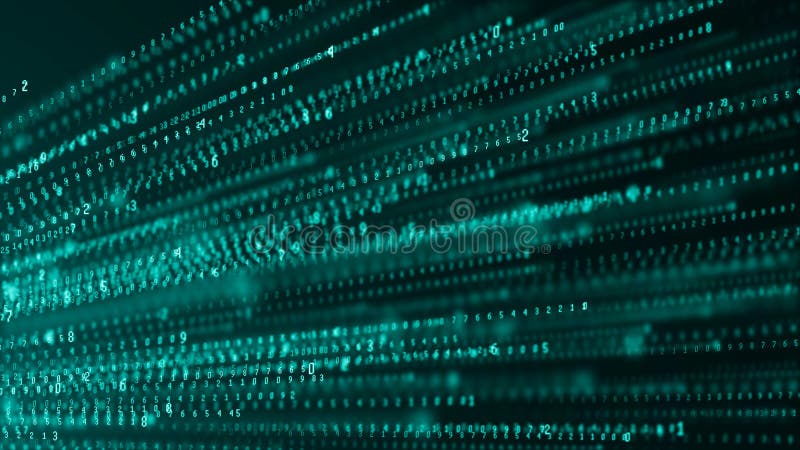 Binary Code Abstract Technology Background Big Data Coding Or Hacker Concept Binary Code