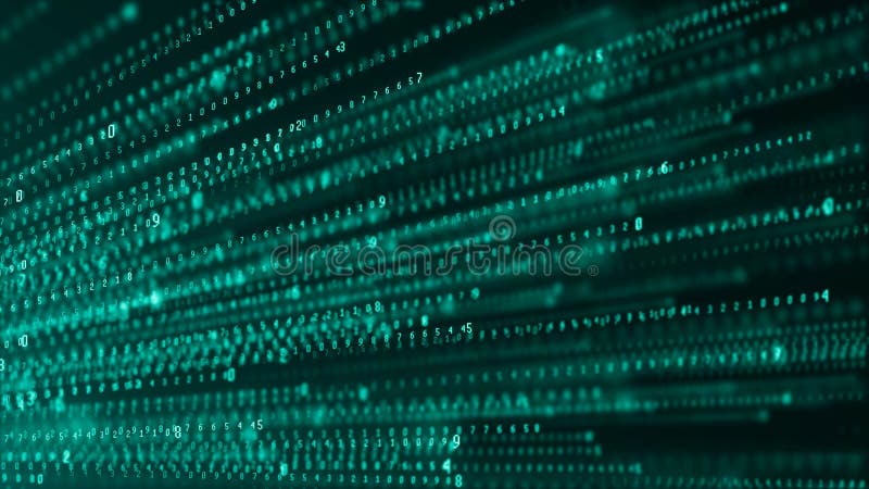 Binary Code Abstract Technology Background Big Data Coding Or Hacker Concept Binary Code
